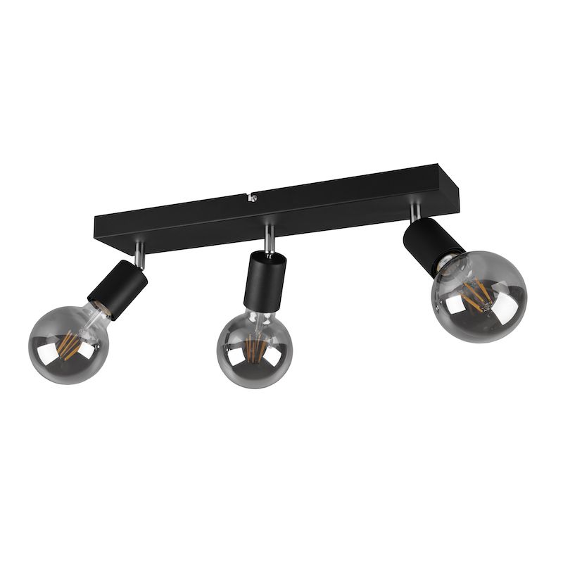 Foco de techo moderno negro, Odin | Lampgiant.es